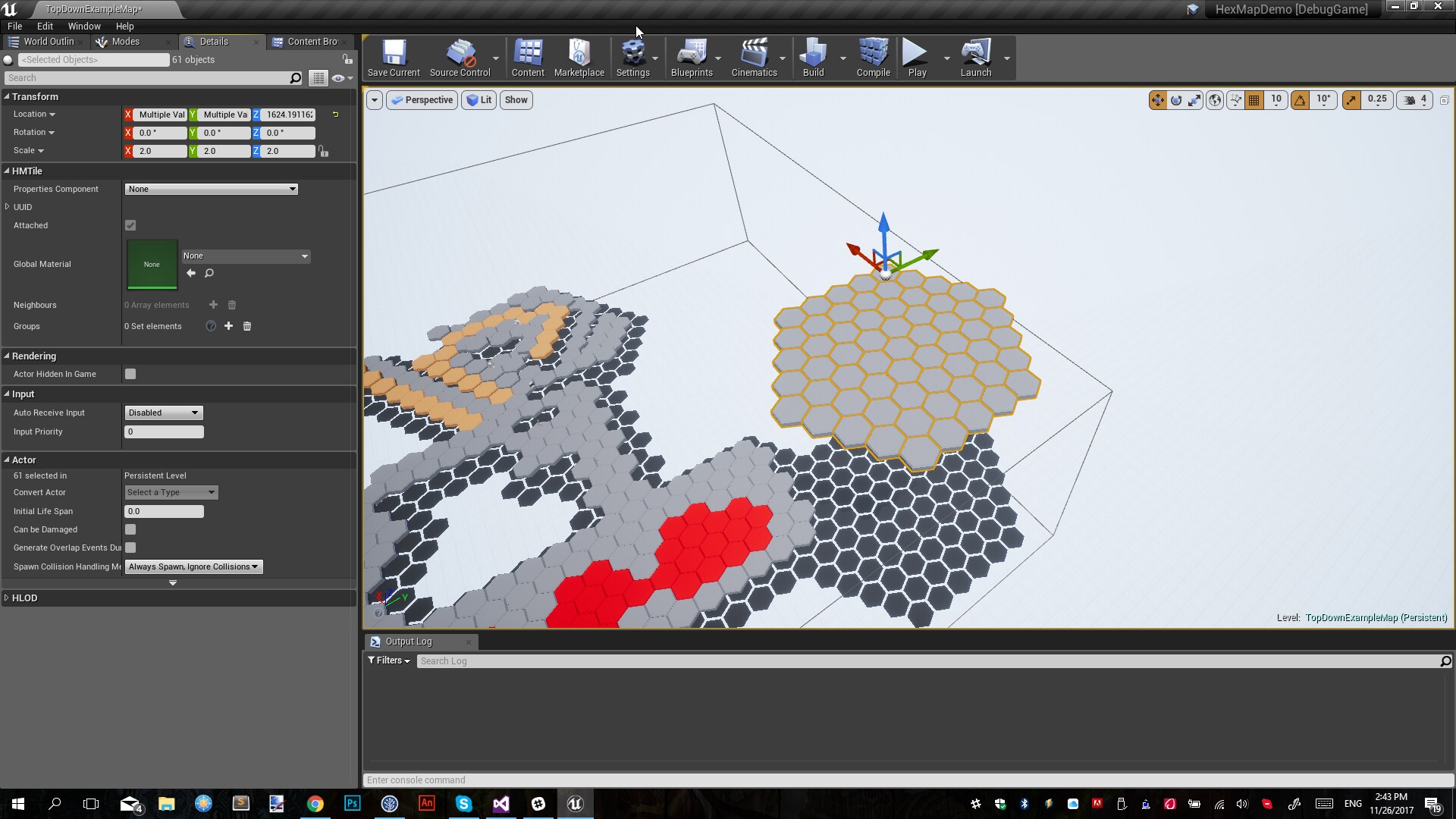 Hex Map Grid in Code Plugins - UE Marketplace